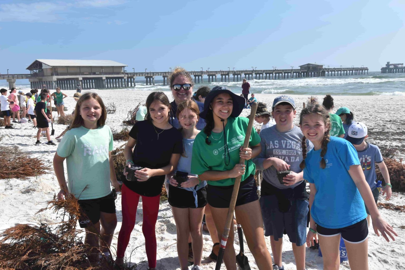 Gulf Shores Students Help Restore the Gulf State Park Pier
