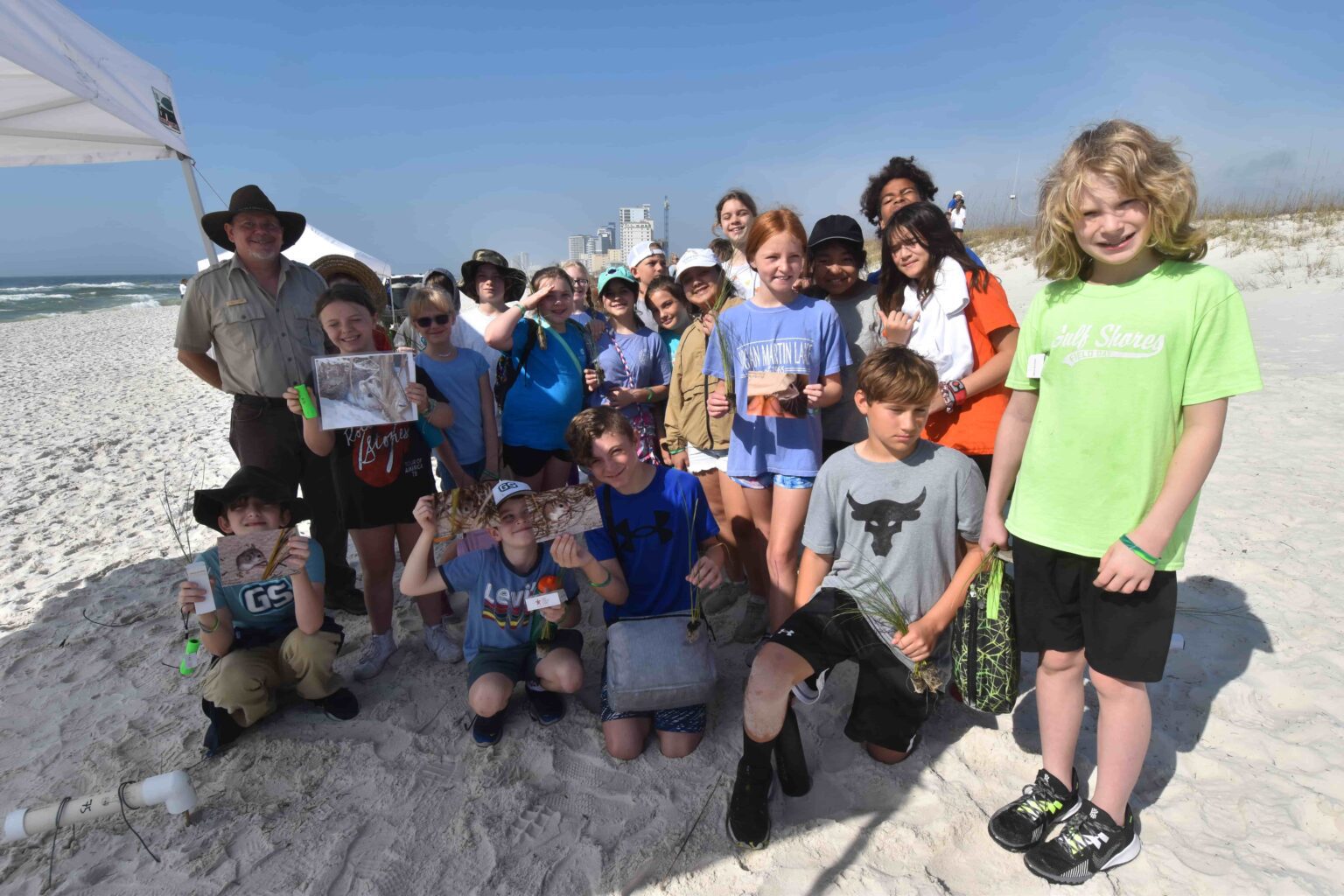 Gulf Shores Students Help Restore the Gulf State Park Pier